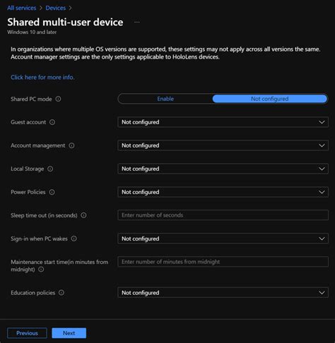 Microsoft Endpoint Manager Shared Multi User Device Profiles Ems Route
