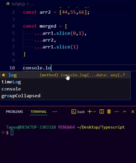 Javascript Hack Insert Arrays Like A Pro Coding Shorts Theroxycoder Youtube