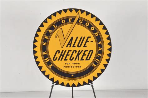 Value Checked Sign Sst 36in At Kissimmee 2015 As M164 Mecum Auctions