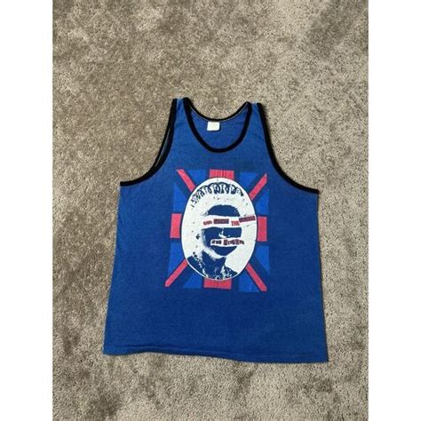 Sex Pistols Shirts Vintage Mens Tshirt Sex Pistols Got Seve The Queen 890s American Style Sm