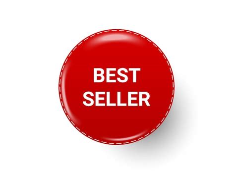 베스트 셀러 배지 레이블 흰색 배경에 고립 벡터 일러스트 프리미엄 벡터