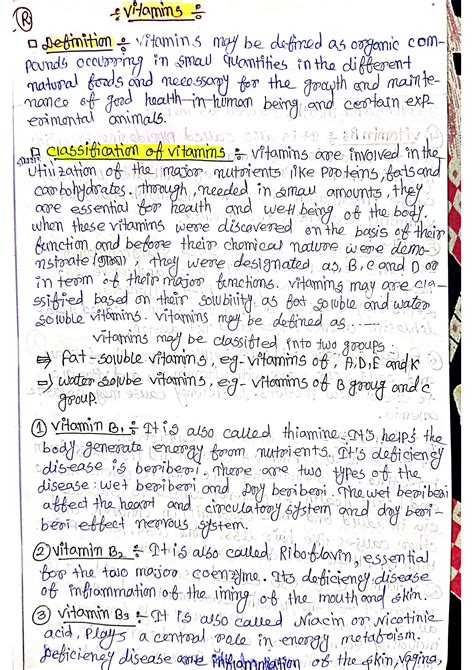 Solution Vitamins Classification Sources And Function In Details