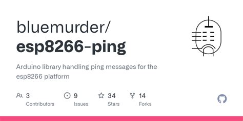 Github Bluemurderesp8266 Ping Arduino Library Handling Ping Messages For The Esp8266 Platform