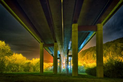 Under The Motorway Where The Cycleway Pc15 Meets The E421 … Flickr