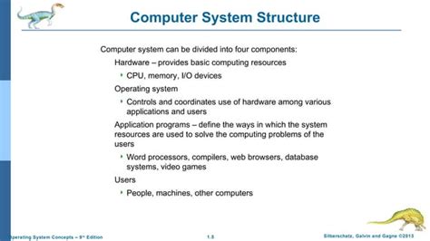 Chapter 1 Introduction To Operating System Ppt Operating Systems Computer Software And