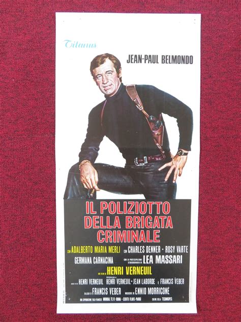 The Night Caller Italian Locandina Poster Jean Paul Belmondo Charles D