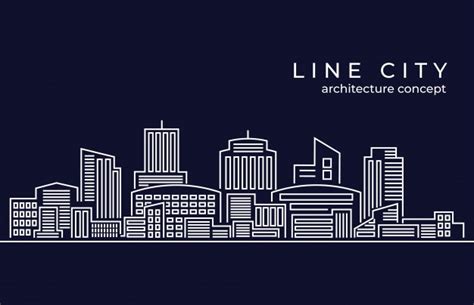 City Line Vector At Collection Of City Line Vector