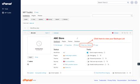 How To Back Up Your Application On Private Hosting Cpanel Support Desk