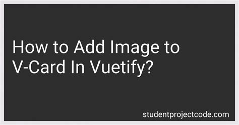 how to add image to v card in vuetify in 2024