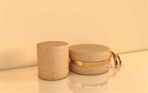 3d 렌더링 금과 파스텔 Bige 기하학적 모양 방에 연단 제품 프리 젠 테이 션 모의 플랫폼의 집합입니다 현대 최소한의 디자인에 추상 구성 입체 이미지에 대한 스톡 사진