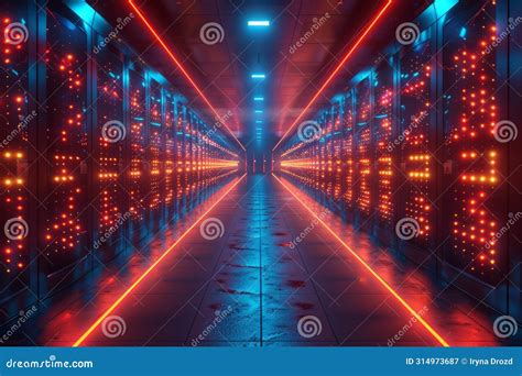 Future Big Data Technology Concept Global Network Business Process Stock Image Image Of