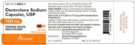 Dantrolene Fda Prescribing Information Side Effects And Uses