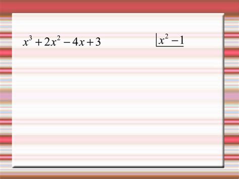 Polinomials Division PPT