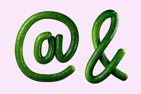 Cucumber Font On Yellow Images Creative Store 143270