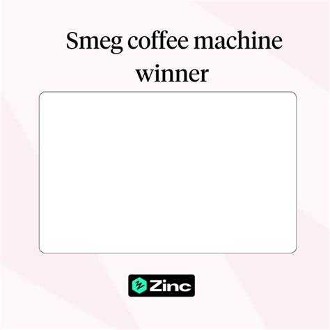 Rakeem Ledgister On Linkedin Zinc Coffee Machine Winner