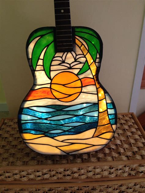 Stained Glass Pattern Guitar At Bernice Person Blog