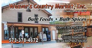 Pictures For Weavers Country Market Inc In Versailles Mo 65084