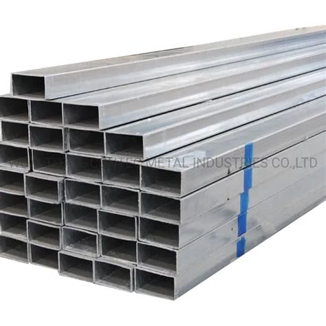 Galvanized Square And Rectangular Steel Pipes Z180 Galvanized