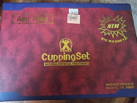 Acu Point Cupping Set Health And Nutrition Massage Devices On Carousell