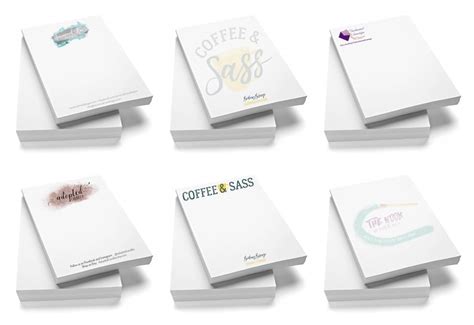Personalized Note Pads Glued Note Pads Logo Note Pads Business Note