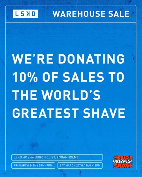 Lskd Worlds Greatest Warehouse Sale 😍🛍️⁠ 10 Of All