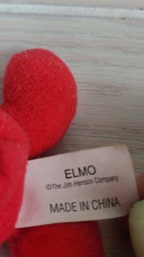 Kelloggs Sesame Street Mini Elmo Bean Bag Plush Stuffed Animal