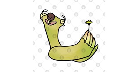 Sid The Sloth The Last Dandelion T Shirt Teepublic