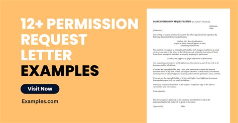 Copyright Permission Letter Template Word