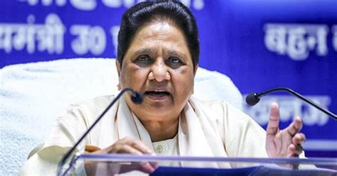 Implementation Of Sub Classification For Reservation Is Conspiracy To Divide Dalits Bsp Chief