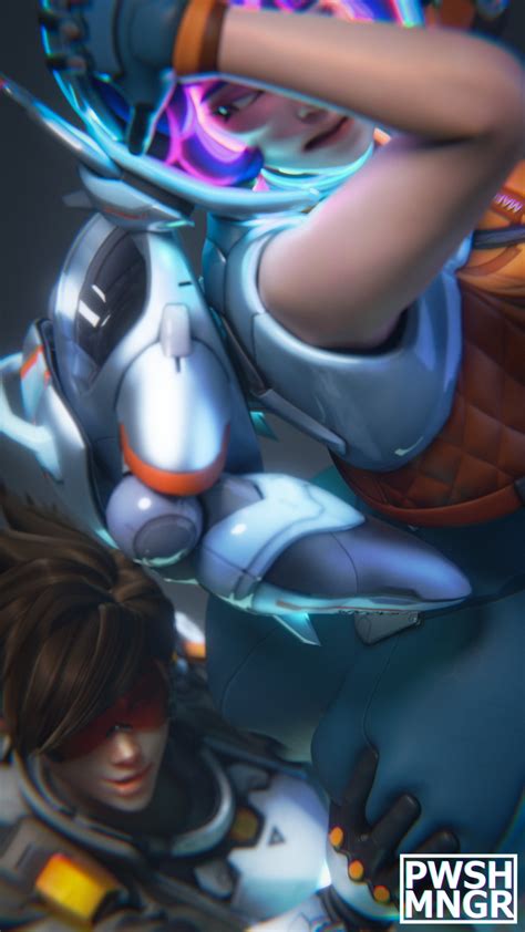 Rule 34 2girls 3d Juno Overwatch Multiple Girls Overwatch Overwatch 2 Pwishmonger Tracer