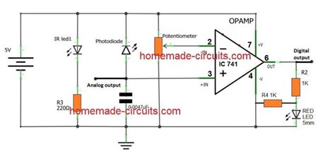 Proximity Sensor Circuit Diagram