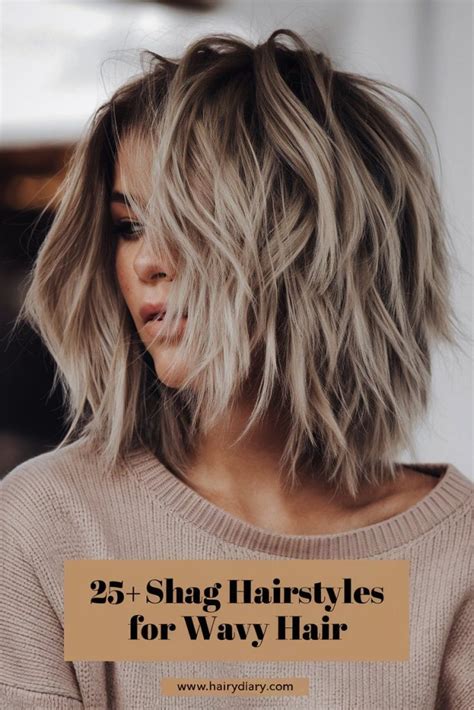 25 Shag Hairstyles For Wavy Hair That Are Effortlessly Chic Hairydiary