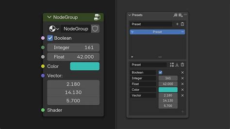NodeGroupPresets Addon Released Scripts And Themes Blender Artists Community