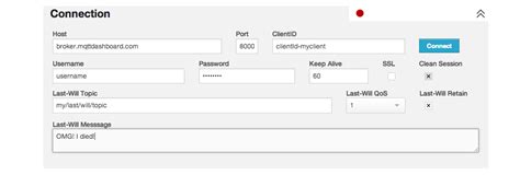 Browser Based MQTT Client With All MQTT Features