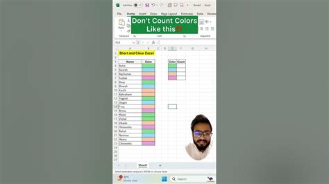 Dont Count Colors In Excel‼️instead Use Amazing Trick Excel Exceltips Exceltricks Shorts