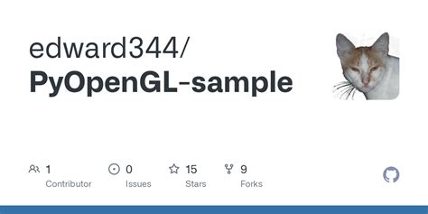 Github Edward344pyopengl Sample