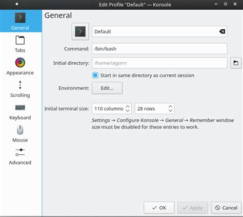 如何使用命令行更改重置 Konsole 配置文件设置? Linux So中文参考 如何使用命令行更改重置 Konsole 配置文件设置? Linux So中文参考