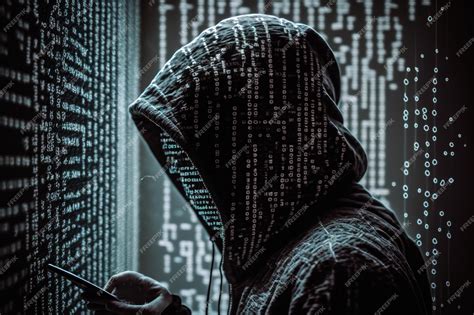 Premium Photo Cybersecurity Vulnerability Hacker Codingmalware Concepthooded Computer Hacker