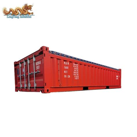 China 20ft Half Height Open Top Container Manufacturers Suppliers Factory Good Price