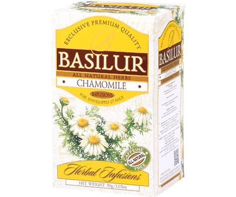 Basilur Tea Caffeine Free Chamomile Herbal Infusions Basilur Tea