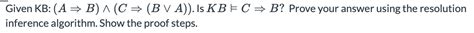 Solved Given KB AB C BA Is KBCB Prove Your Chegg