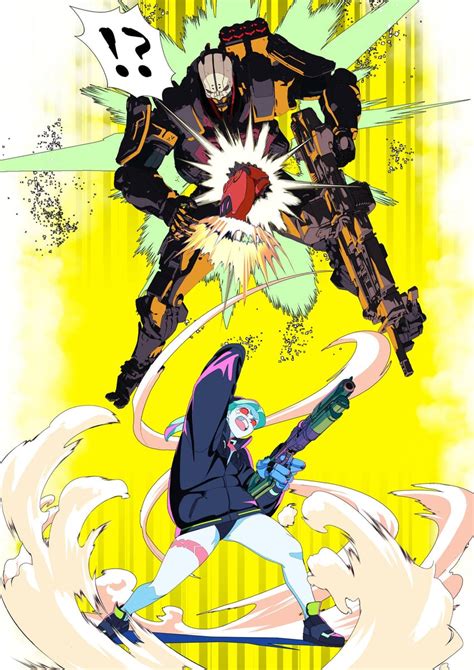 Rebecca And Adam Smasher Cyberpunk And More Drawn By Edoya Inuhachi Danbooru