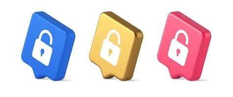Premium Vector Open Lock Button Cyberspace Password Security