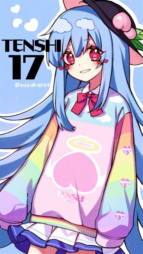 Tenshi Hinanawi 3718340 Pixiv Diseño De Personajes Ilustraciones