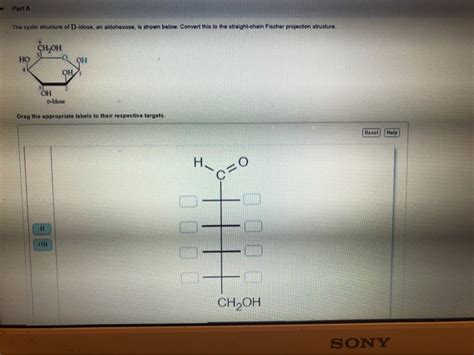 Solved Part A The Cycle Structure Of D Idose An Adohexose