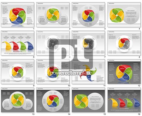 Overlapping Colorful Shapes Presentation Template For Google Slides And PowerPoint