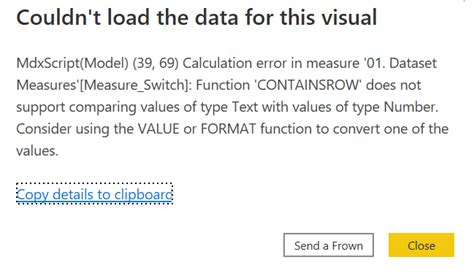 Solved Dax Measure Error Need To Add Values Or Format To Microsoft Fabric Community