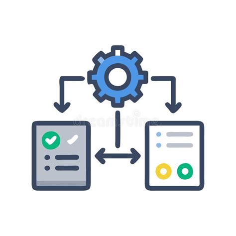 Integration Testing Icon For Software Development Stock Vector Illustration Of Interface