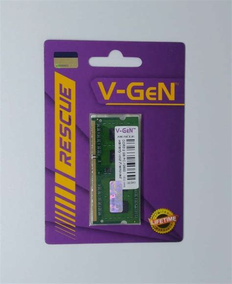 Promo New V Gen Ram Sodimm Ddr3 Ddr3l 2gb 12800 Rescue Mem Ram Laptop Vgen Promo Standart
