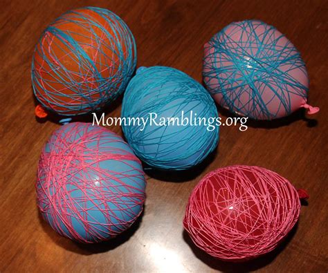 String Eggs A Fun Easter Craft Mommy Ramblings